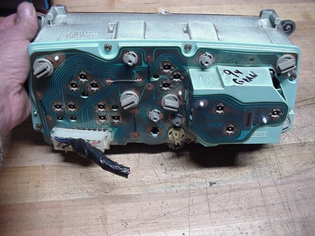 94 Chevy GMC G Van GMC G10 G20 G30 Vandura Instrument Gauge Cluster ...
