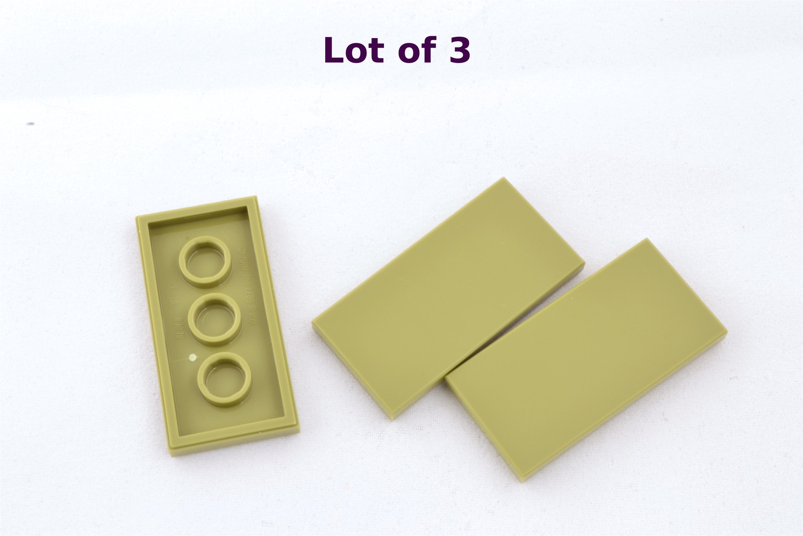 Lego 2x4 Tile Black Azure White Green Gray Brown Red Purple Yellow YOU ...