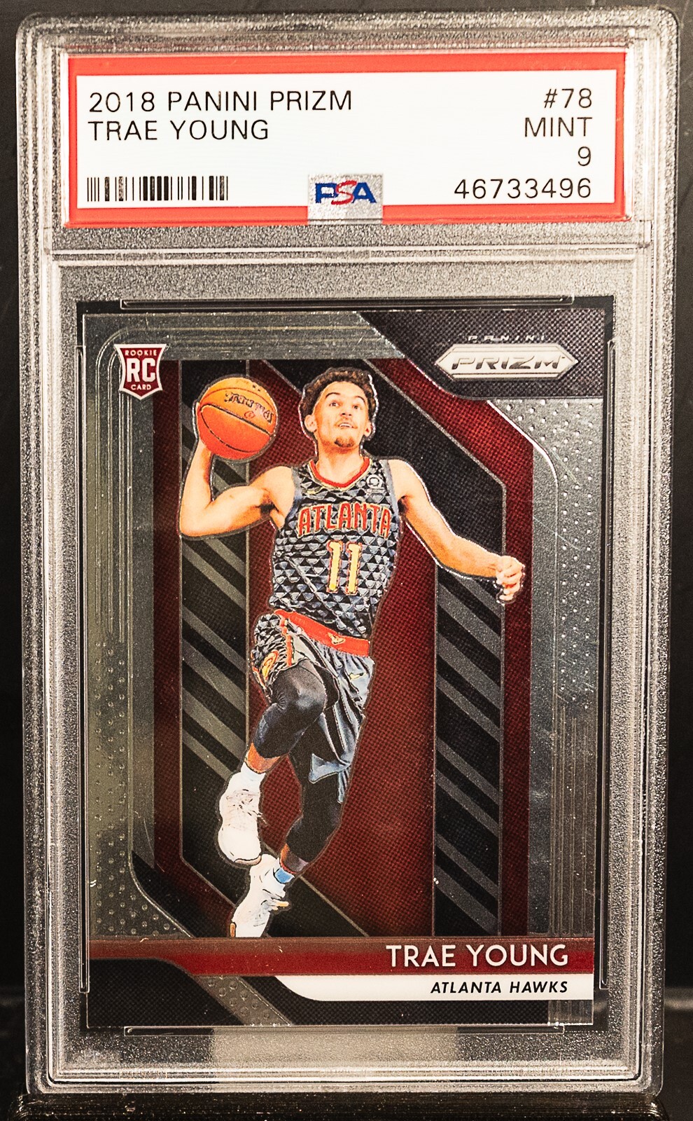 46733496 TRAE YOUNG 2018 Panini Prizm 78 Rookie RC PSA 9 | eBay