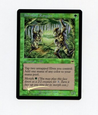Birchlore Rangers Onslaught FOIL NM- tiny ding left side Magic the ...