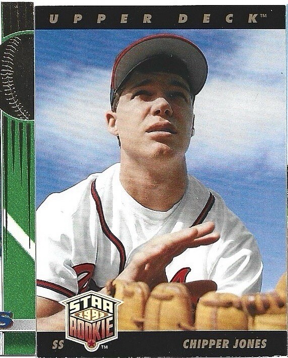 1993 Upper Deck Chipper Jones Rookie Card!! | eBay