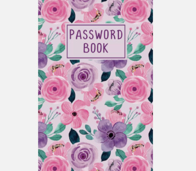 Password Book with Alphabetical tabs large print password keeper ...