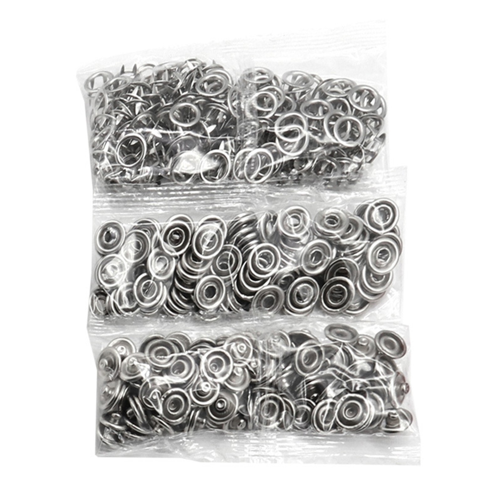 Professional DIY Clothes Kit Automatic Grommet Eyelet Snap Buttons 100 ...