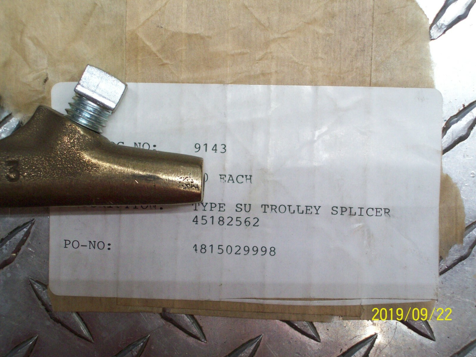 NEW PHOENIX 9143 SU TROLLEY SPLICER GROOVED | Grelly USA