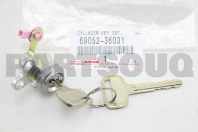 6905236031 Genuine Toyota CYLINDER & KEY SET, DOOR LOCK, LH 69052-36031 ...