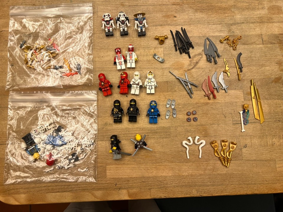 NINJAGO Lego Collection—6 sets +minifigs, boxes, instructions | eBay