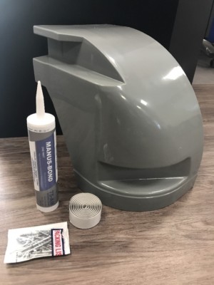 Supreme Corner Cap - Curbside - 116404 OEM + rivets/adhesive strips ...