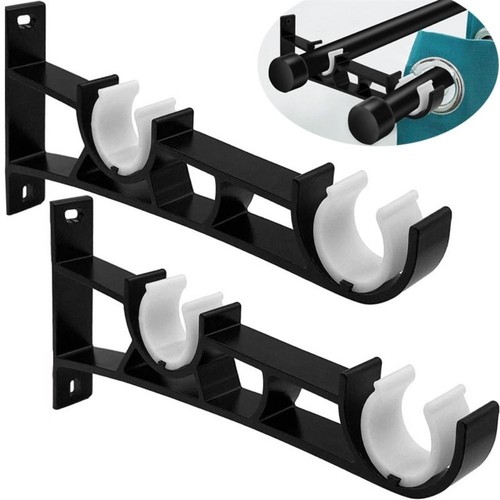 Curtain Rod Bracket For Living Room Plastic Buckle Locking Thickened ...