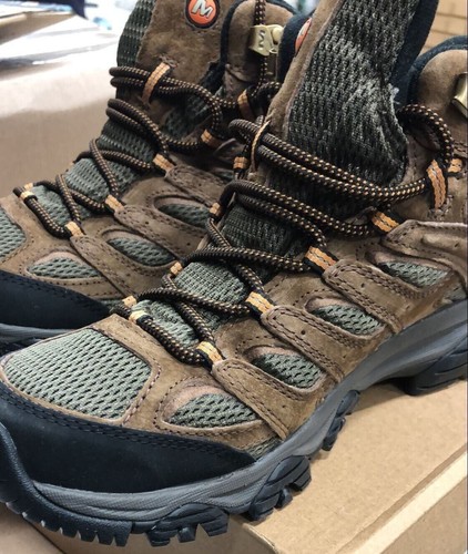Merrell Men's Moab 3 Mid Waterproof Hiking Boot Earth 10.5 MRL-J035839 ...