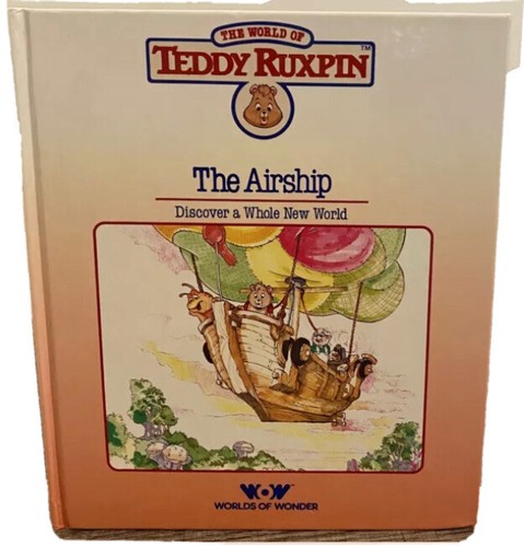 Vintage 1985 Teddy Ruxpin "The Airship" Discover A Whole New World ...