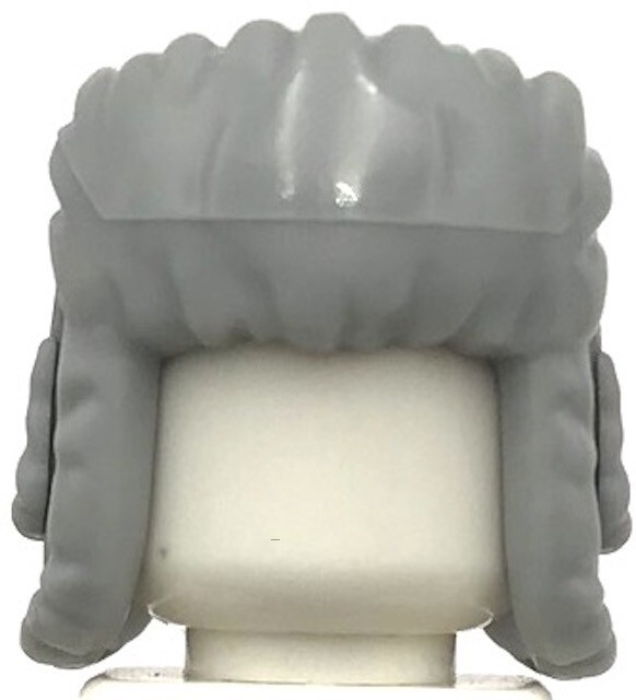 Lego New Black Minifigure Headgear Ushanka Hat w/ Molded Gray Fur ...