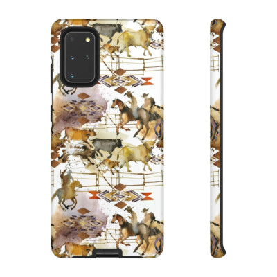 Cowboy Phone Case - Western, Wild West, Vintage Watercolor Print ...