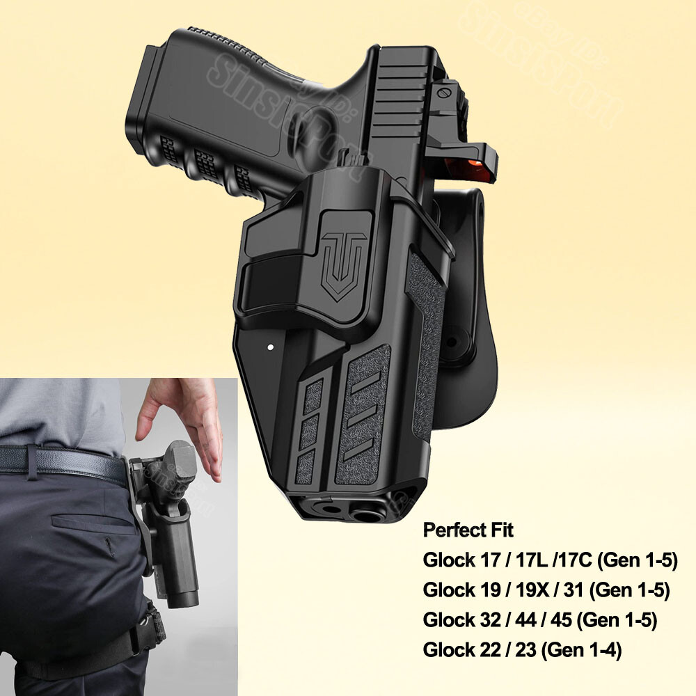 Tactical G22 g23 Holster For Glock 17 17L G19X G19 g44 g45 31 32 gen1-5 ...