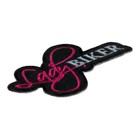 Lady Biker Script Cut Out Patch, Ladies Biker Patches | eBay