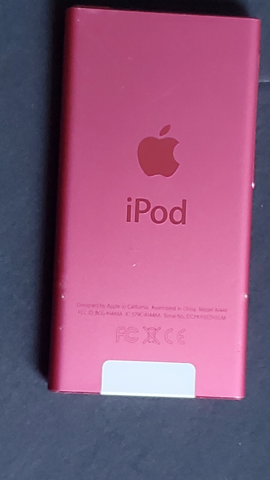Apple iPod nano 7th Generation PINK A1446 16GB case earpod lighting ...