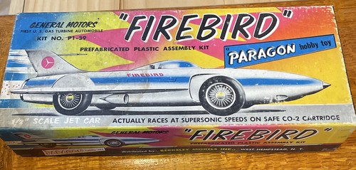 General Motors Firebird Paragon Co2 Plastic Jet Car Kit P1-89. A1 | eBay
