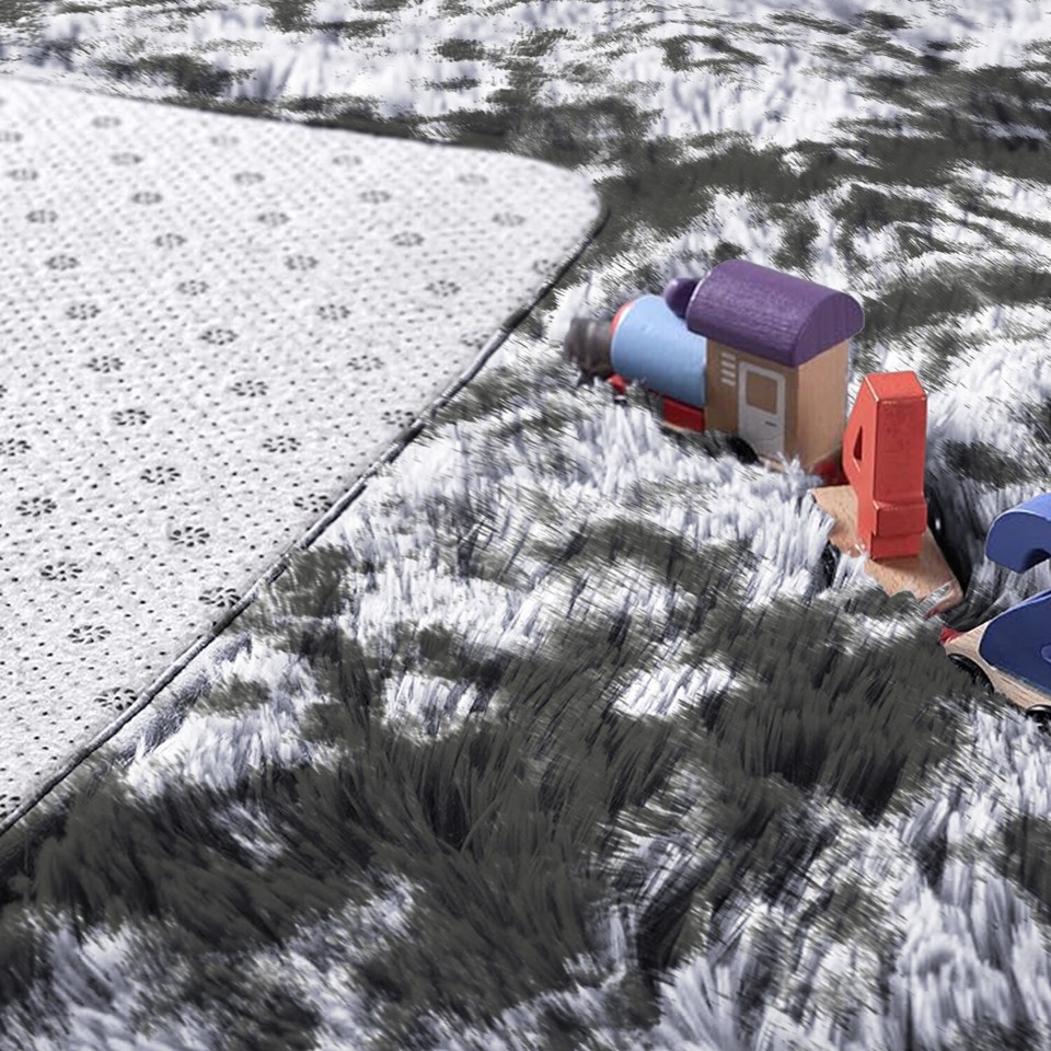 Non Slip Shaggy Indoor Door Mat Dirt Trapper Entrance Rug Washable ...