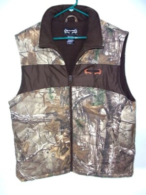 REALTREE Men's Insulated Hunting Vest Size L/XL Exc. Cond Camo ...