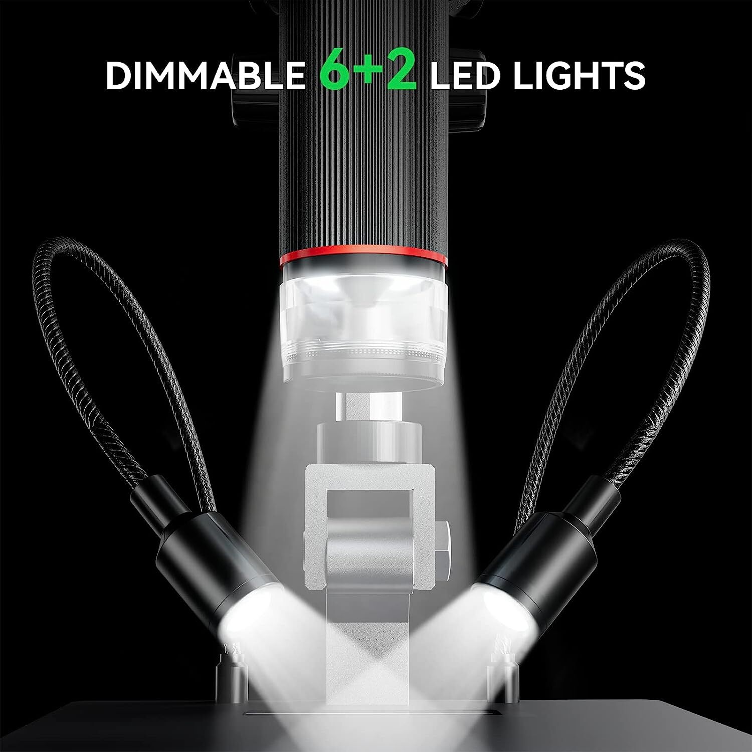 TOMLOV Soldering Station 1500X Magnifier Bench 10" Screen LED Lighted ...