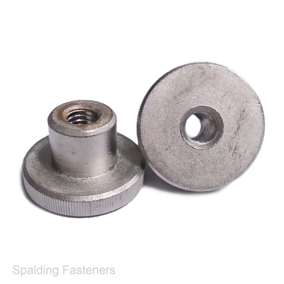 M2 M2.5 M3 M4 M5 M6 M8 M10 KNURLED THUMB NUTS A1 STAINLESS STEEL HAND ...
