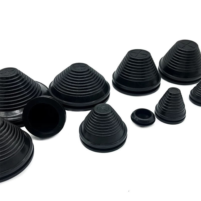25mm to 130mm Rubber Wire Hole Plug Tapered Cable Seal Ring ubber Wire ...