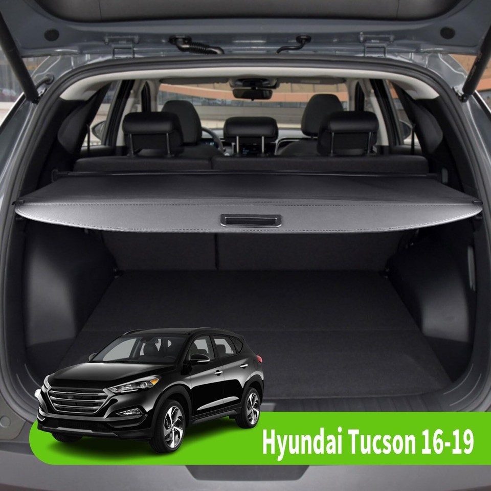 Fits Hyundai Tucson 2016-2021 Cargo Cover Rear Trunk Privacy Shade ...