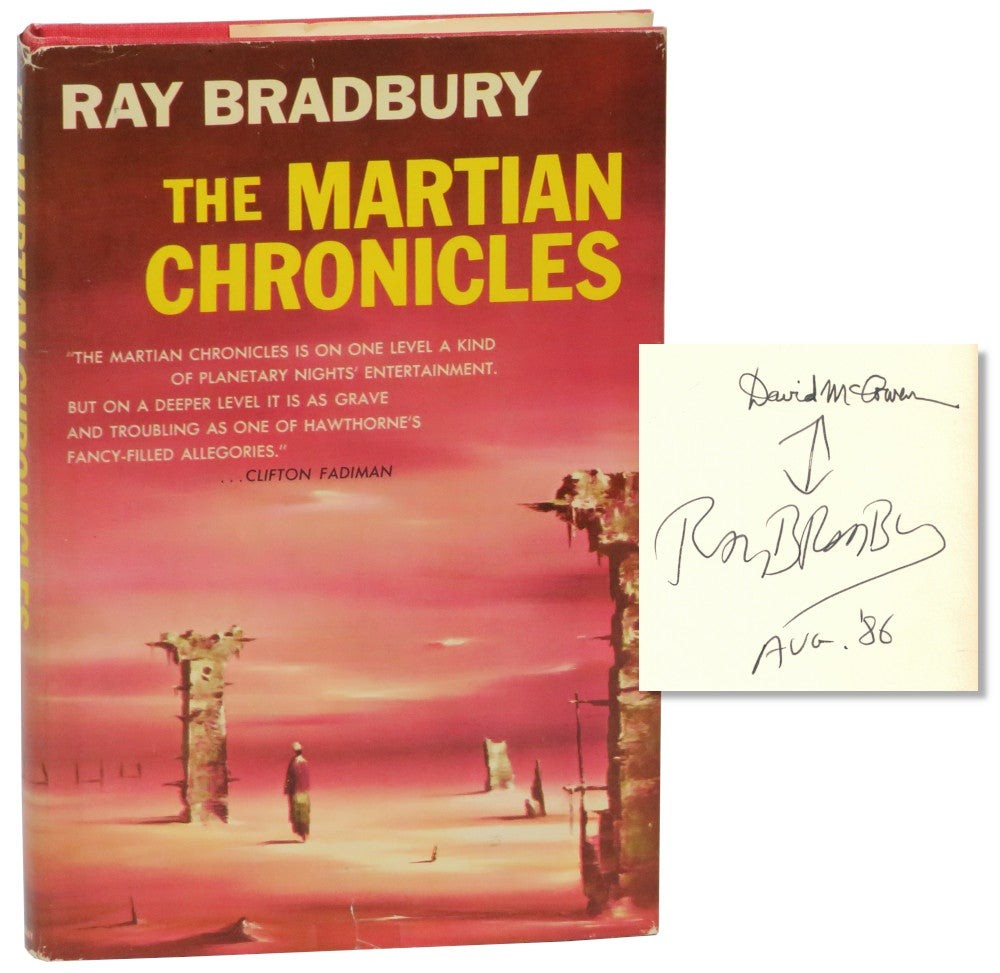 Ray Bradbury / The Martian Chronicles Signed 1958 | eBay