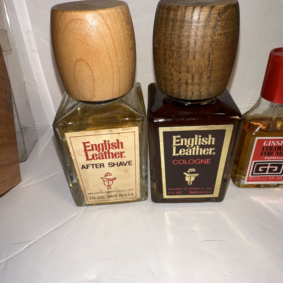 Vintage English Leather Cologne Gift Set After Shave incl Ginseng And ...