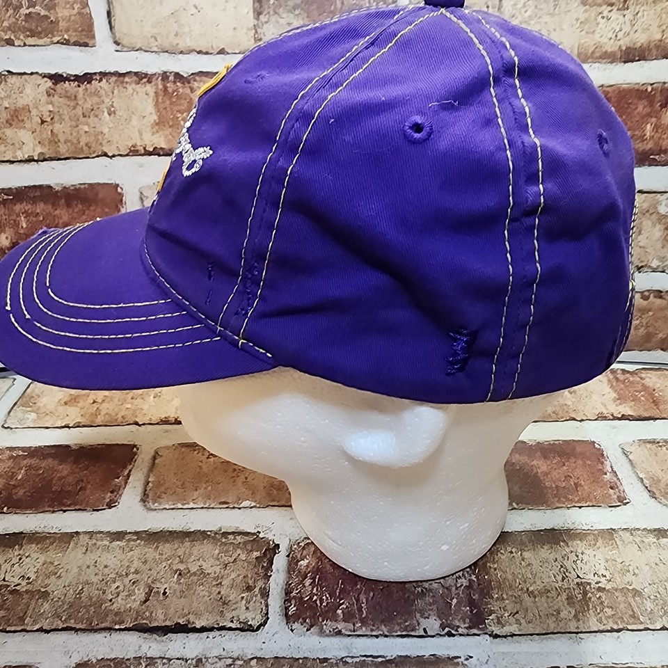 Crown Royal 1939 Cap Hat Adult Adjustable Distressed Purple Yellow H3 ...