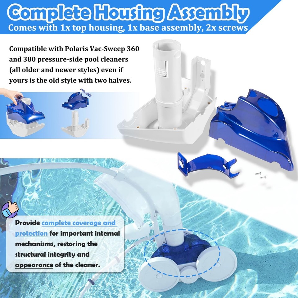 9-100-7030 Top and Base Assembly Kit For Polaris 380 360 Pool Cleaner ...