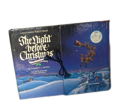 The Night Before Christmas Hallmark Pop-Up Book 1988 By Clement C Moore ...