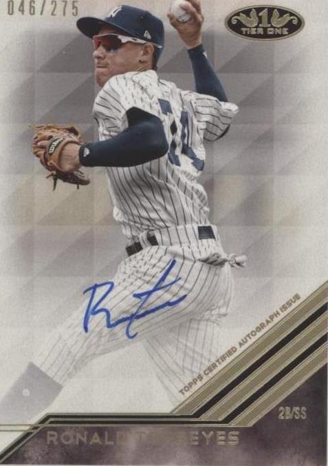 2018 Topps Tier One - Breakout Autographs Ronald Torreyes #BA-RTO /275 ...