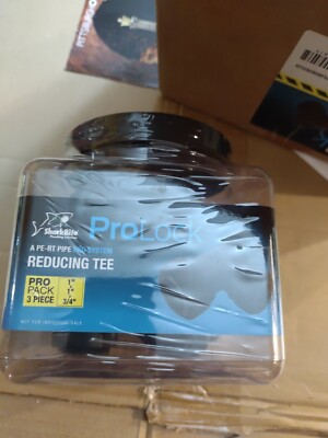 (4) ProLock 1 in. x 1 in. x 3/4 in. Push-to-Connect Reducing Tee Fitting 3 Packs | eBay