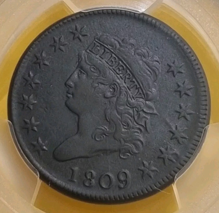 1809 Classic Head Large Cent 1c STUNNING HIGH GRADE PCGS XF Detail ...