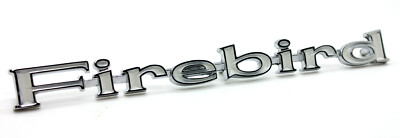 NEW 67-68 FIREBIRD Front Fender Script Emblem Trim / USA-MADE BBRP | eBay