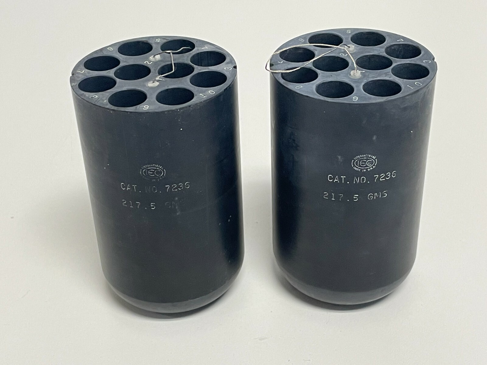 BB12: Lot of 2 International IEC 7236 Centrifuge Rotor Bucket Inserts ...