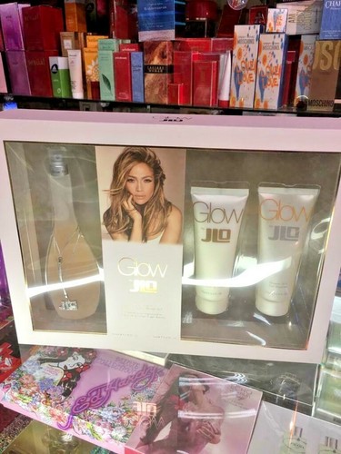 J. Lo Glow 3 Piece Pc EDT Toilette Lovely Gift Set Body Lotion Shower ...