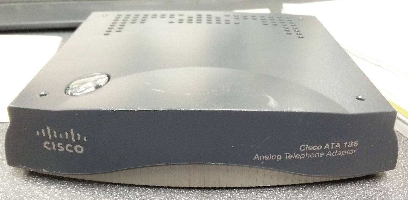 3x Cisco Systems ATA186-I1-A Analog Telephone Adapter - No Power ...