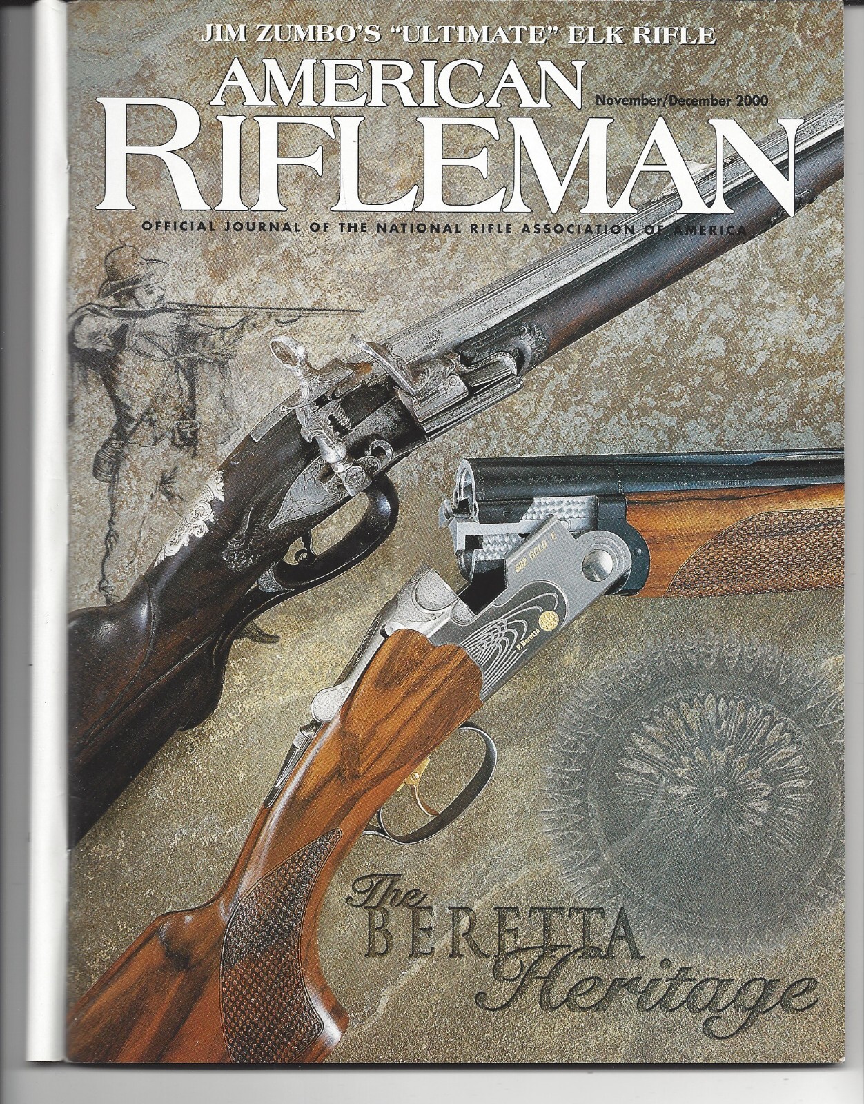 NRA American Rifleman Magazine November/December 2000 Jim Zumbo Elk ...