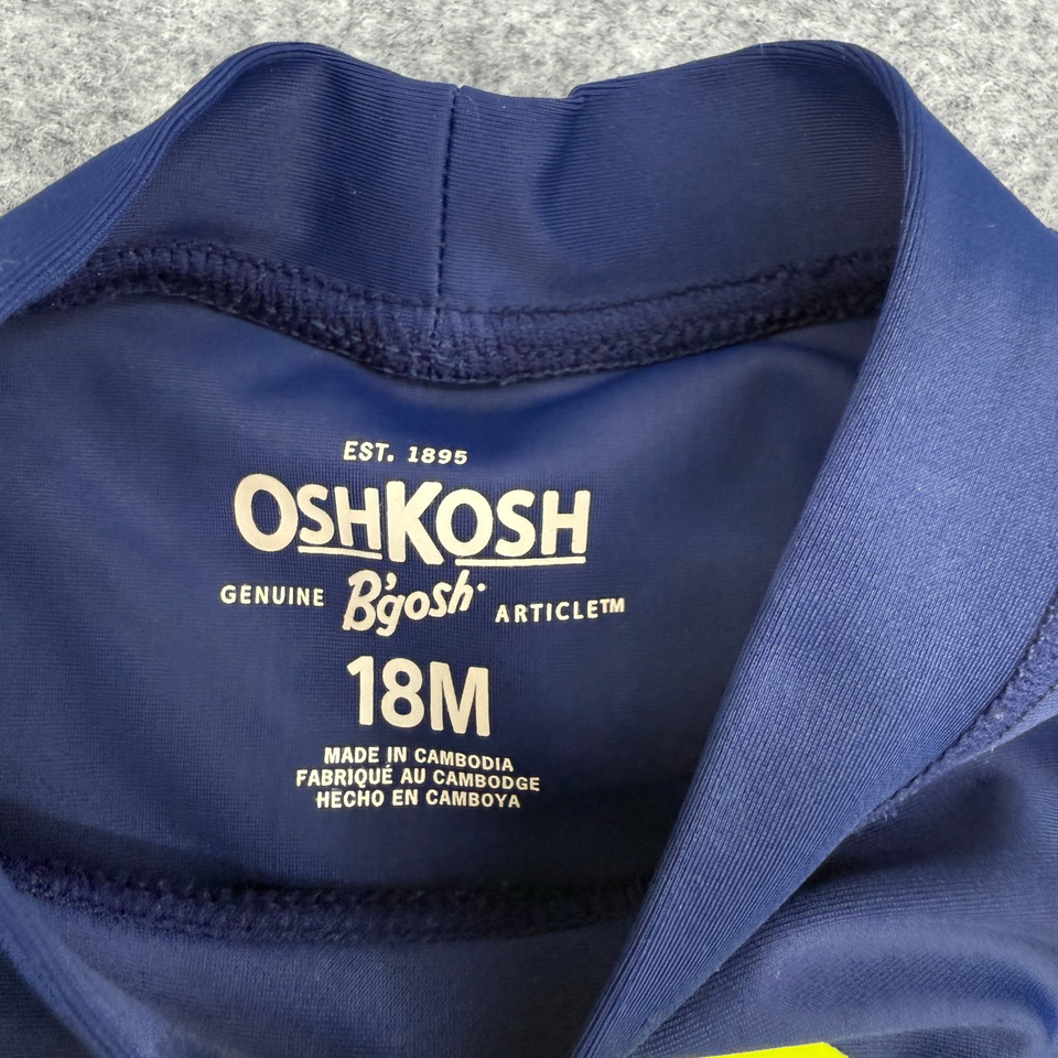 Osh Kosh B'gosh Boys 2pc Rashguard Swim Short Set 18M Sharks Beach ...