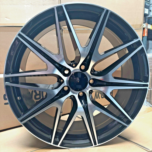 20"/Mercedes C Class/Gloss Black/Machined/346 Design/8.5j/9.5j/Alloy ...