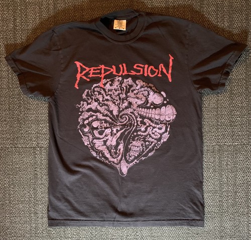 Repulsion Shirt Death Metal Grind Thrash Comfort Colors sz M | eBay ...