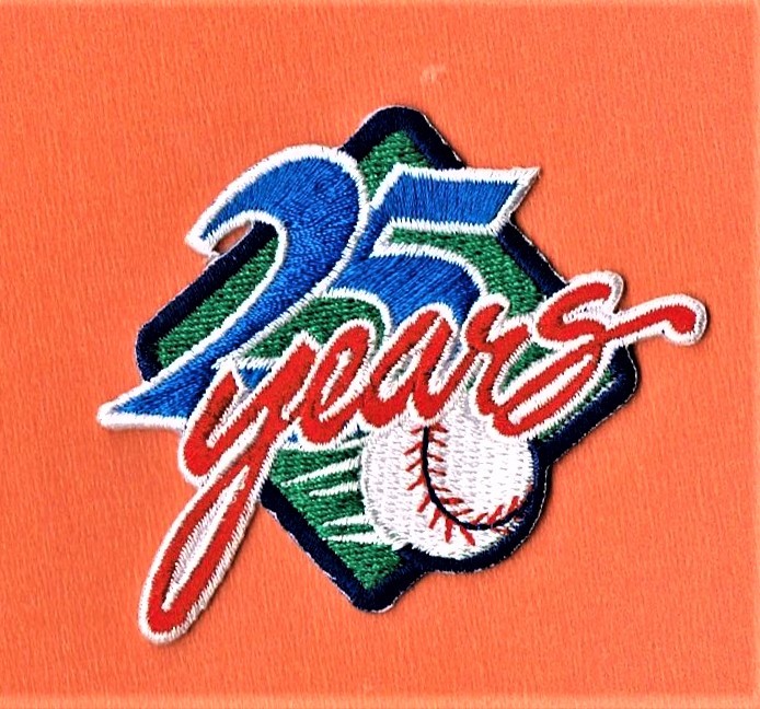 COLUMBUS CLIPPERS 25th ANNIVERSARY 2001 MINOR LEAGUE BASEBALL PATCHES ...