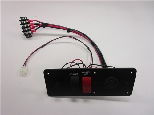 TUFFY BOATS 11-13477 ROCKER SWITCH / TROLLING MOTOR PANEL 9 5/8" X 3 5/ ...