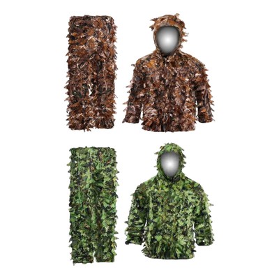 Suit Suit Lightweight Leaf Hunting Suit for Men Woodland Suit Disguise ...