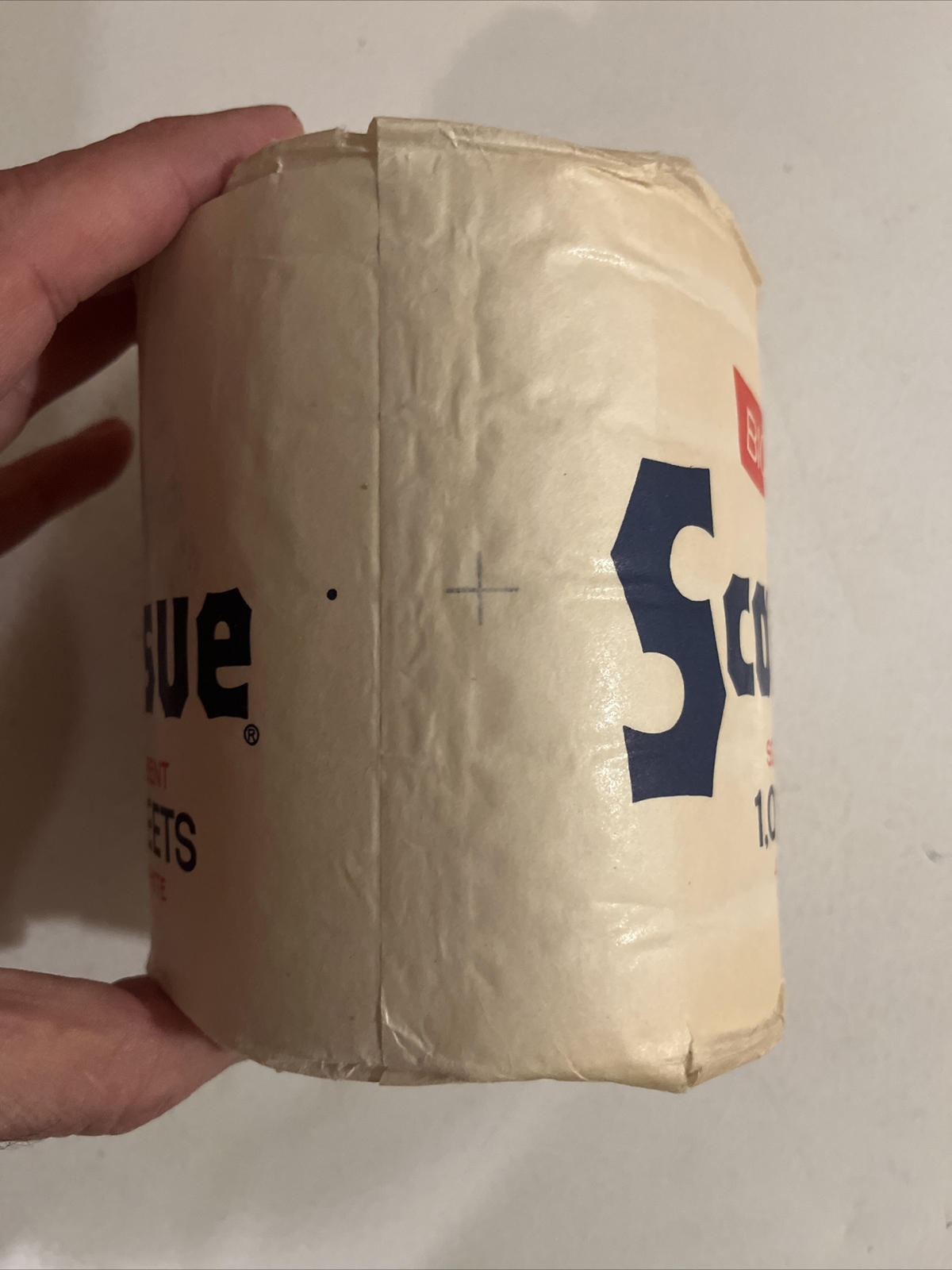 Vintage 1961 Bathroom Tissue Scot Big Roll Toilet Paper 1000 Sheets NOS ...