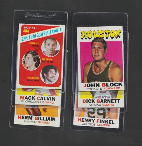 1971 Topps Basketball Starter Set ~~ 150+ Diff Cards ~ 70% of set ...