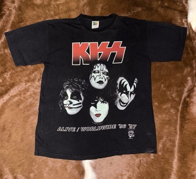Vintage KISS 96-97 Alive World Tour Black I GOT THE BEST T-Shirt 1996 ...