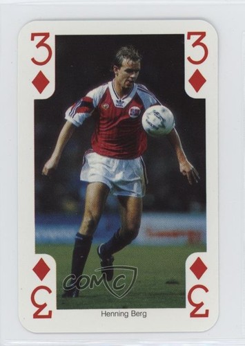1990 Normanns Kunstforlag Team Norway Soccer Playing Cards Henning Berg ...
