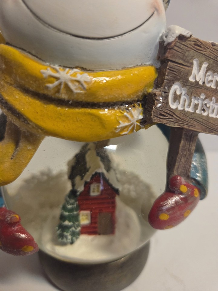Roly Poly Christmas small snow globe stands 7 inches tall | eBay